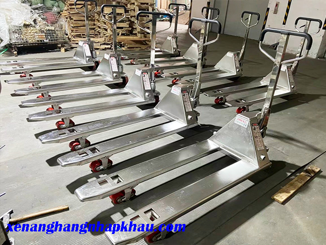 Xe Nâng Tay Inox | Chống ghỉ 0906874082